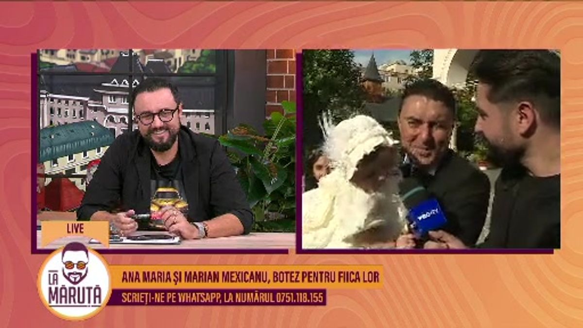 Ana Maria și Marian Mexicanu, botez pentru fiica lor | Scene si ...