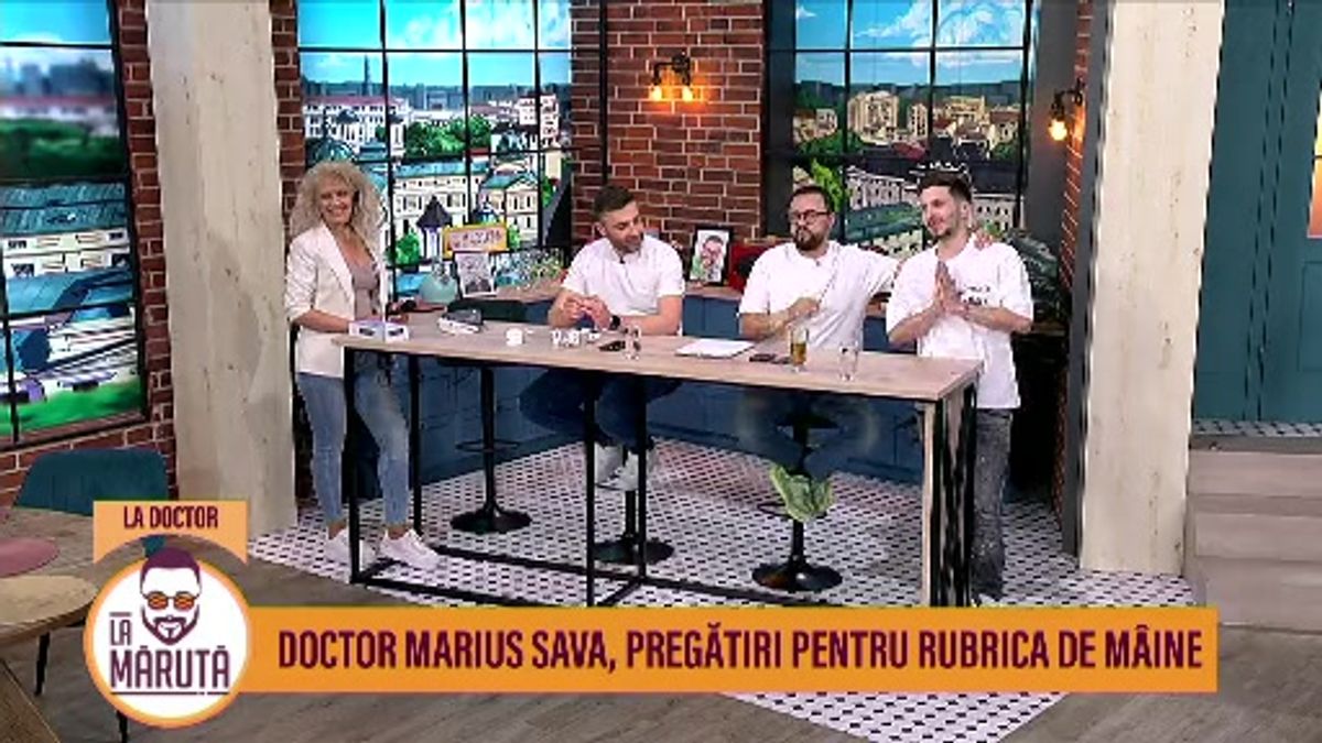Doctor Marius Sava, pregătiri pentru rubrica de mâine | Scene si ...