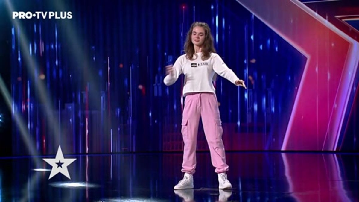 Andreea Elena Budeanu a executat un dans perfect de popping. Cum a învățat acest stil de dans ...