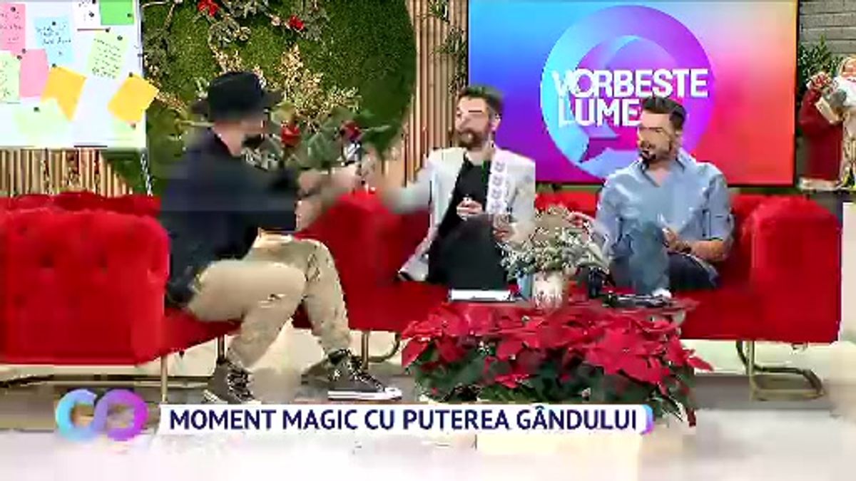 Moment magic cu puterea gândului | Scene si bonusuri din Vorbește Lumea ...