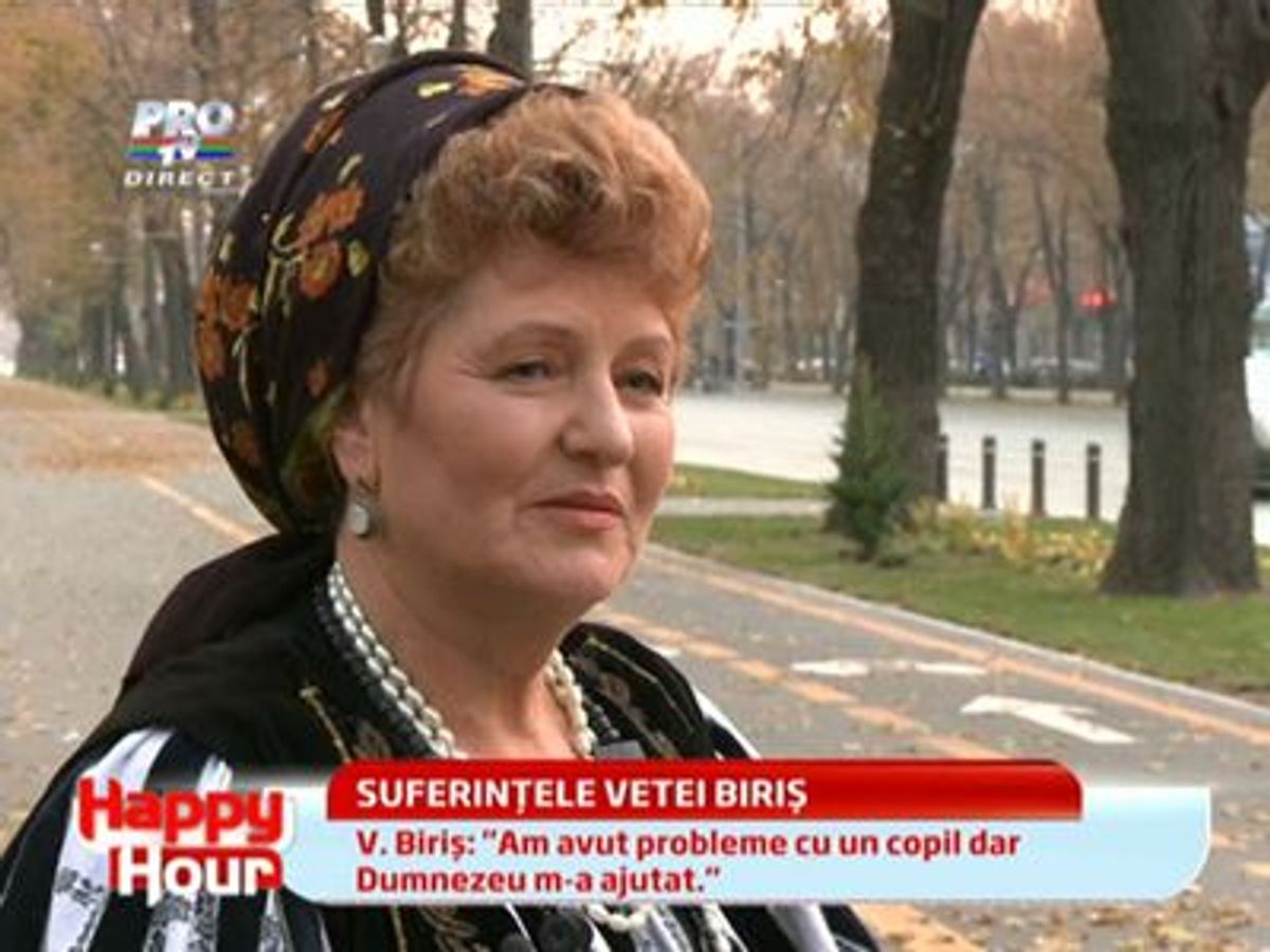 Veta Biris povesteste despre momentele grele din viata sa! | PRO TV