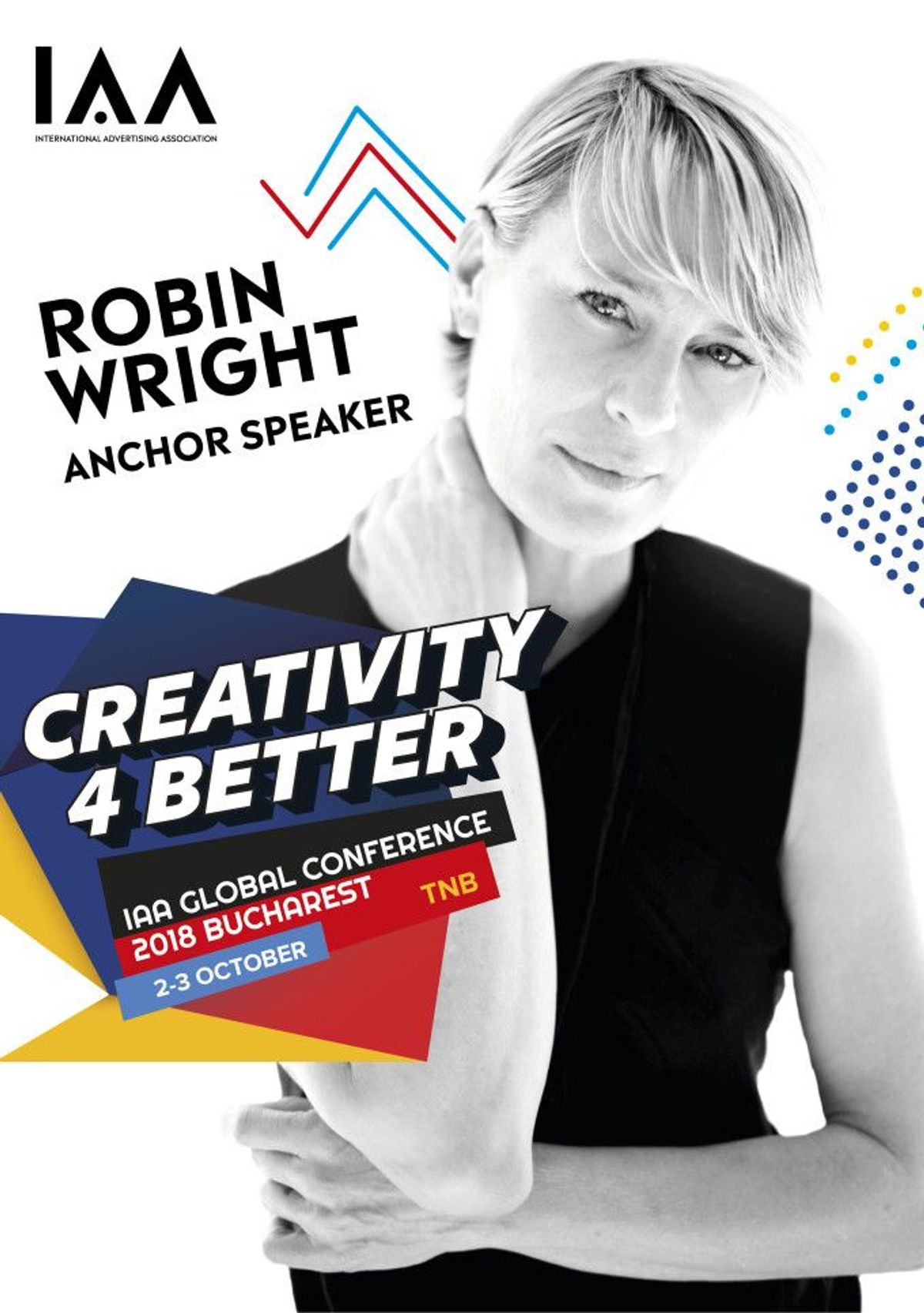 Robin Wright, anchor speaker la Conferința Globală IAA „Creativity 4 Better” | PRO TV