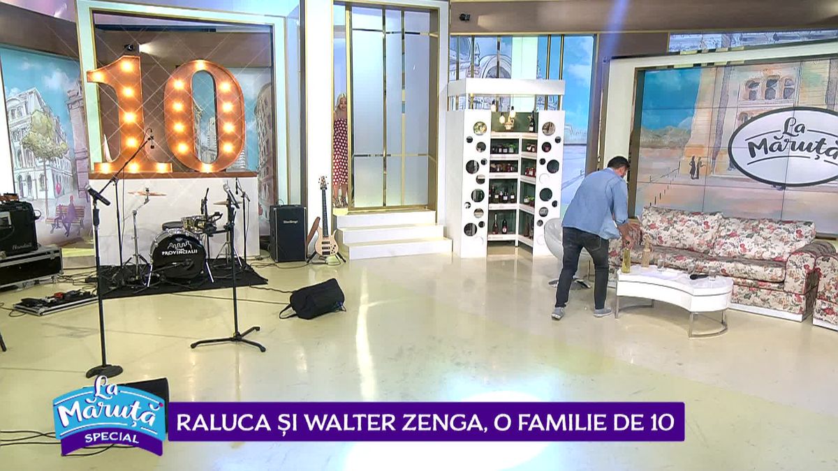 Raluca si Walter Zenga, o familie de 10 | Scene si bonusuri din La ...