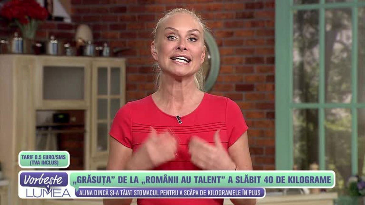 Alina Dinca, de la 100 de kg, la 60 | Scene si bonusuri din Vorbește Lumea | PRO TV