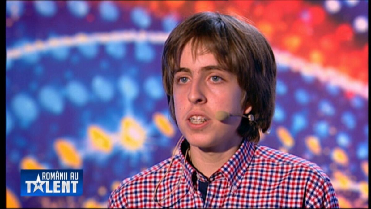 Peter Julien Stoica a demonstrat la "Romanii au talent" ca poate face ...