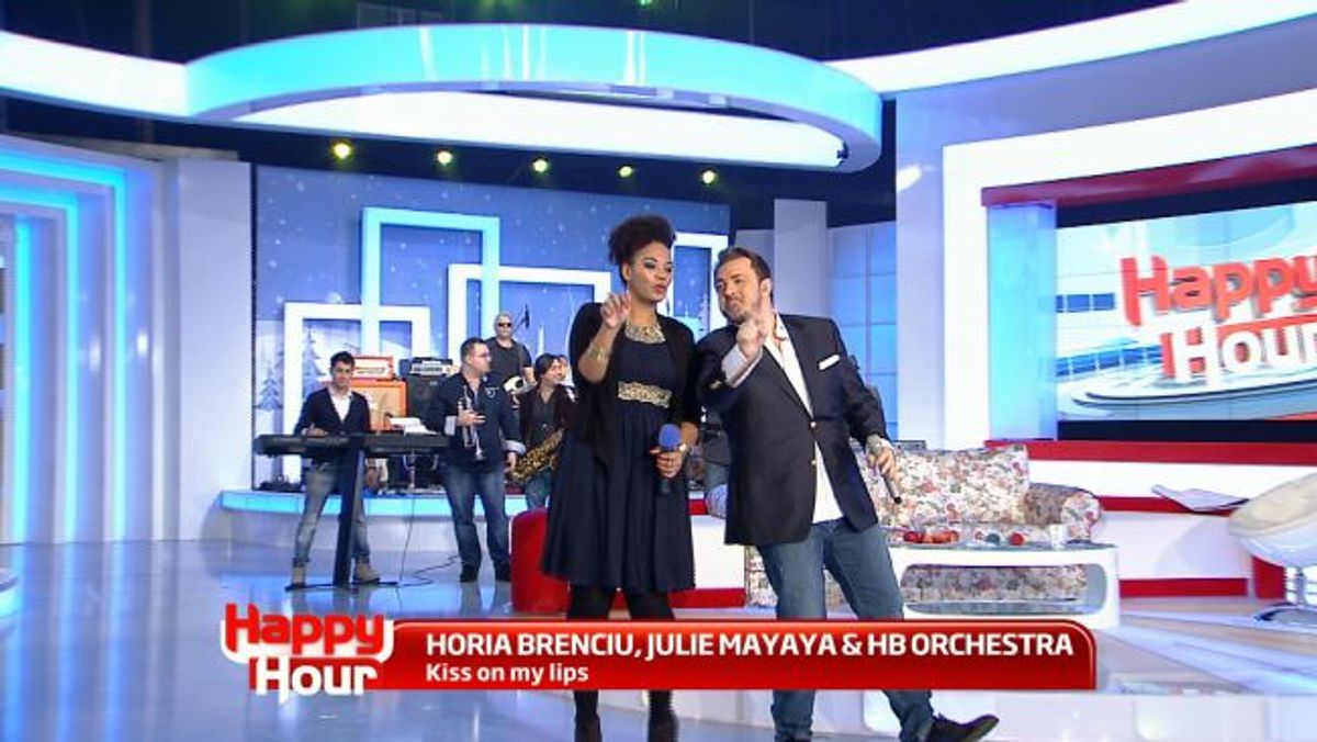 Horia Brenciu si Julie Mayaya, un duet exceptional la "Happy Hour". Au ...
