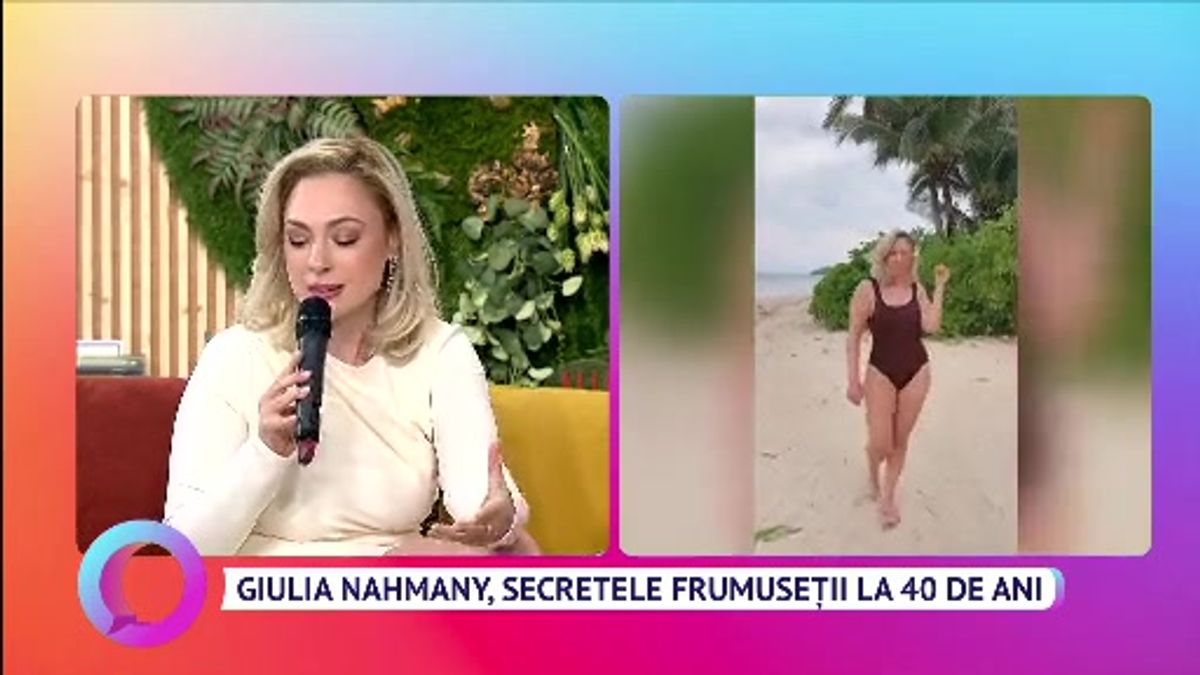 Giulia Nahmany, secretele frumuseții la 40 de ani | Scene si bonusuri din Vorbește Lumea | PRO TV