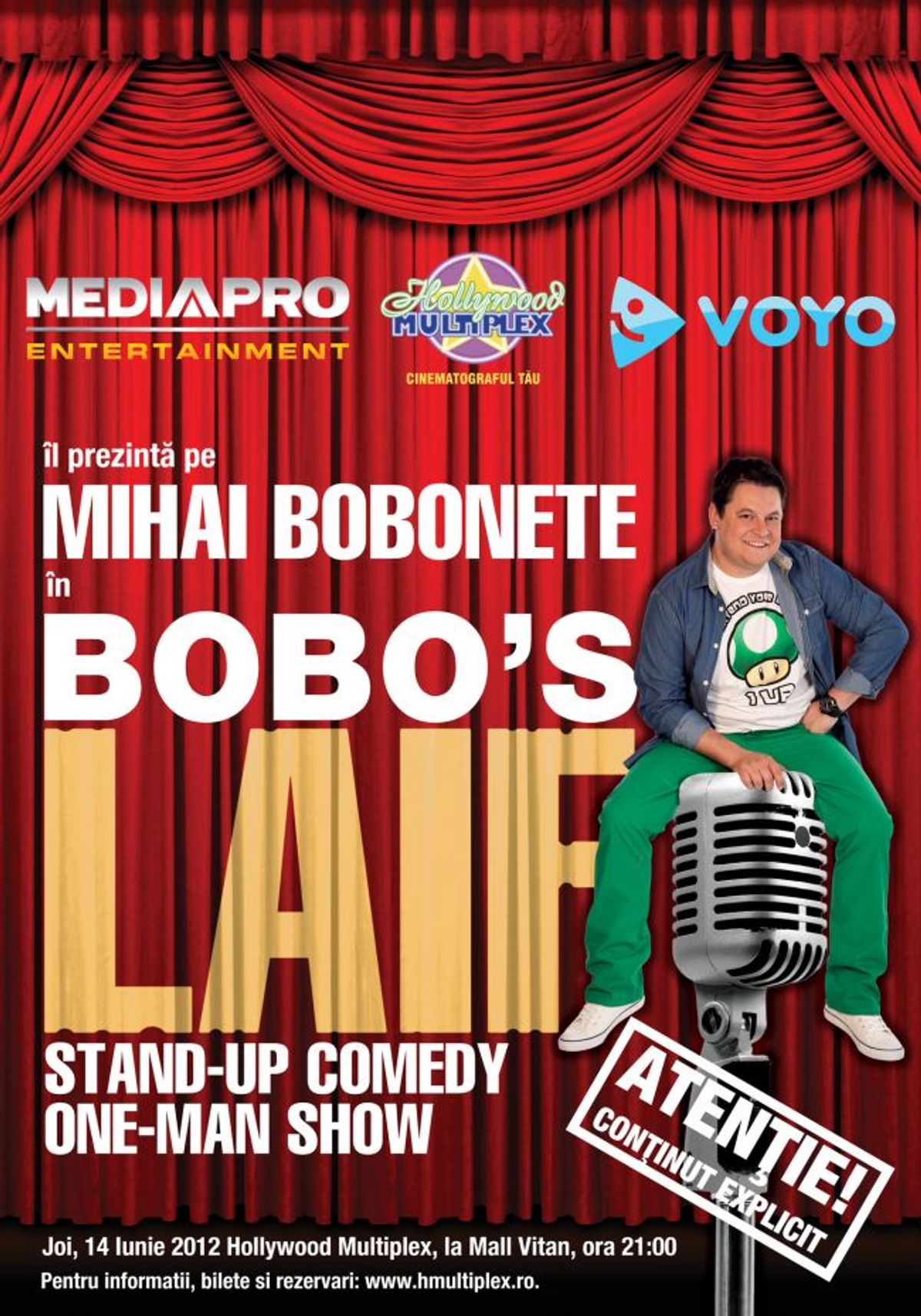 Super show de stand-up comedy: Bobo's Laif! Vezi de ce o sala intreaga ...