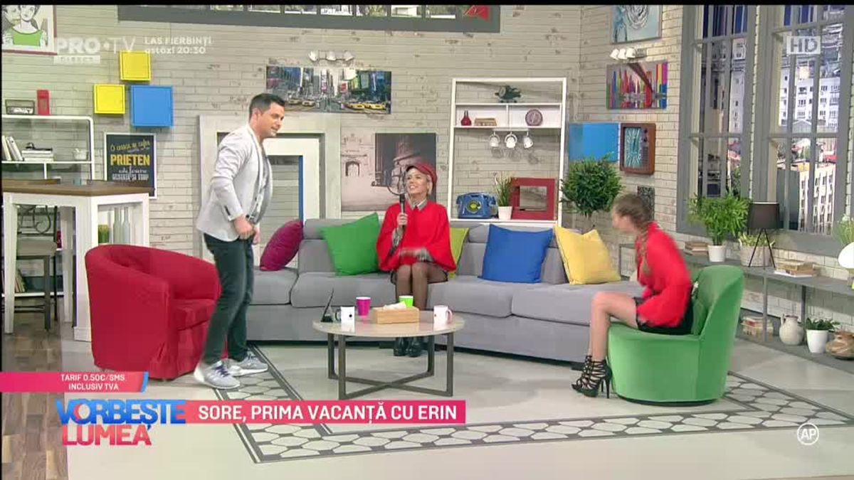 Sore, prima vacanta cu Erin | Scene si bonusuri din Vorbește Lumea | PRO TV