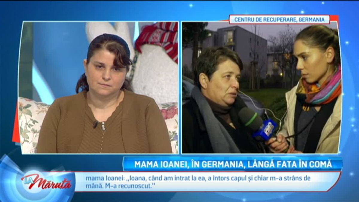 Mama Ioanei, in Germania, langa fata ei | Scene si bonusuri din La ...