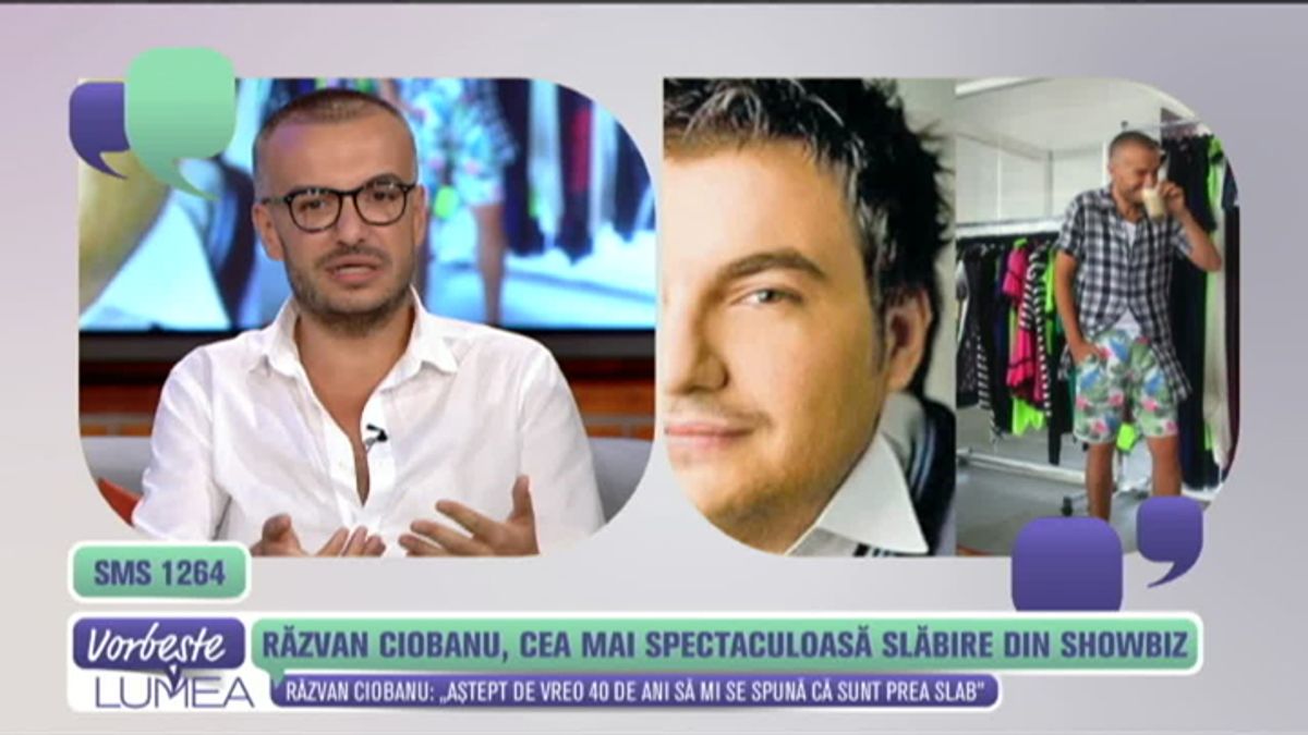 Razvan Ciobanu, cea mai spectaculoasa slabire din showbiz | Scene si bonusuri din Vorbește Lumea ...