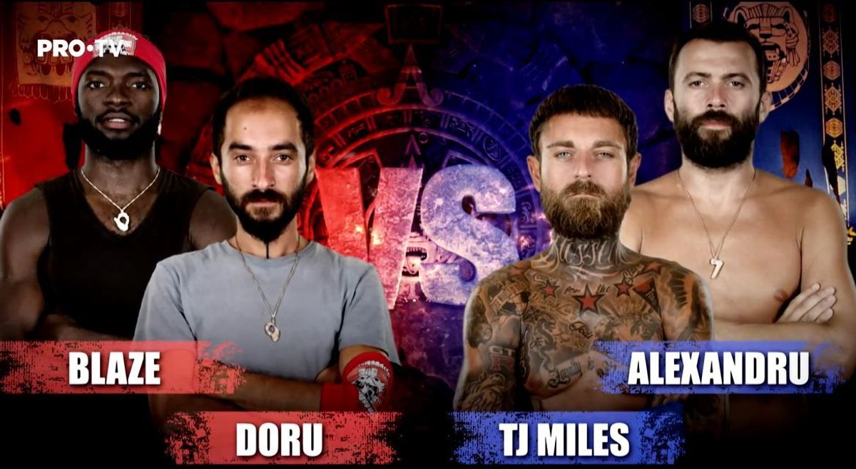 Doru Răduță și Blaze vs. Tj Miles și Alexandru Nedelcu, în primul duel al jocului | PRO TV