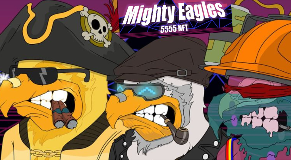 (P) Lansarea Mighty Eagles cu 5555 NFT-uri unice va avea loc în data de 10 martie | PRO TV