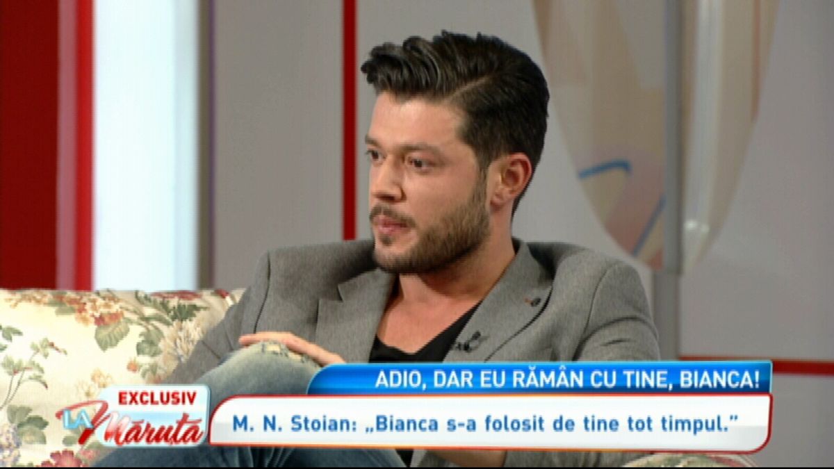 Mircea N. Stoian, catre Victor Slav: "Bianca s-a folosit de tine tot ...