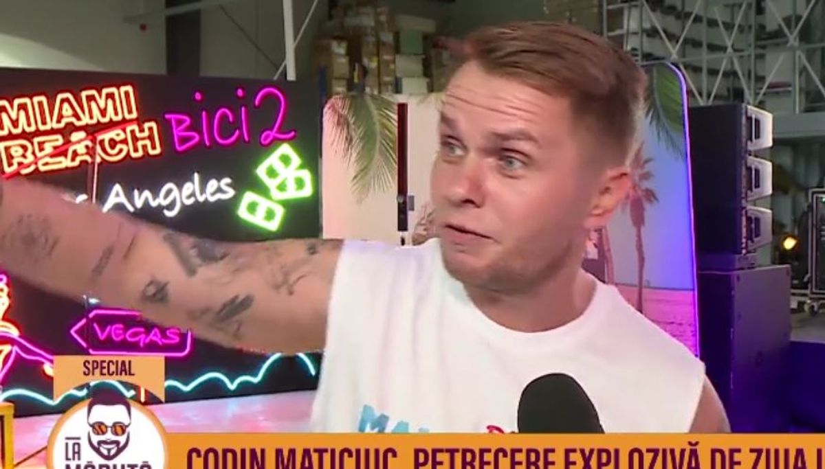 Codin Maticiuc, petrecere explozivă de ziua lui! A lansat trailerul ...