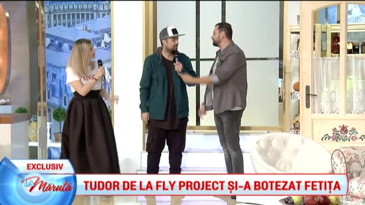 Imagini de la botezul fetitei lui Tudor de la Fly Project | Scene si ...