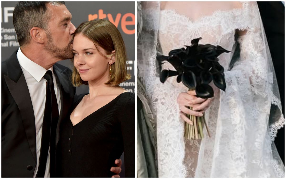 Stella, fiica lui Antonio Banderas, a avut la nuntă un buchet de cale ...