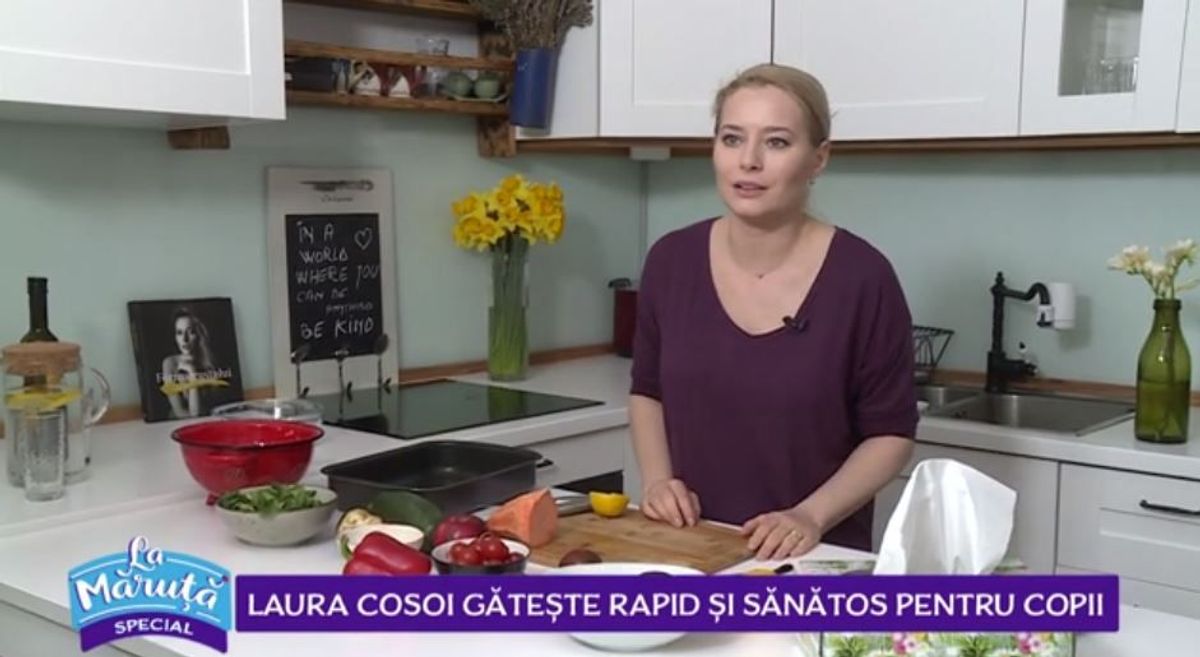 VIDEO Laura Cosoi îți recomandă o rețetă rapidă și sănătoasă pentru ...