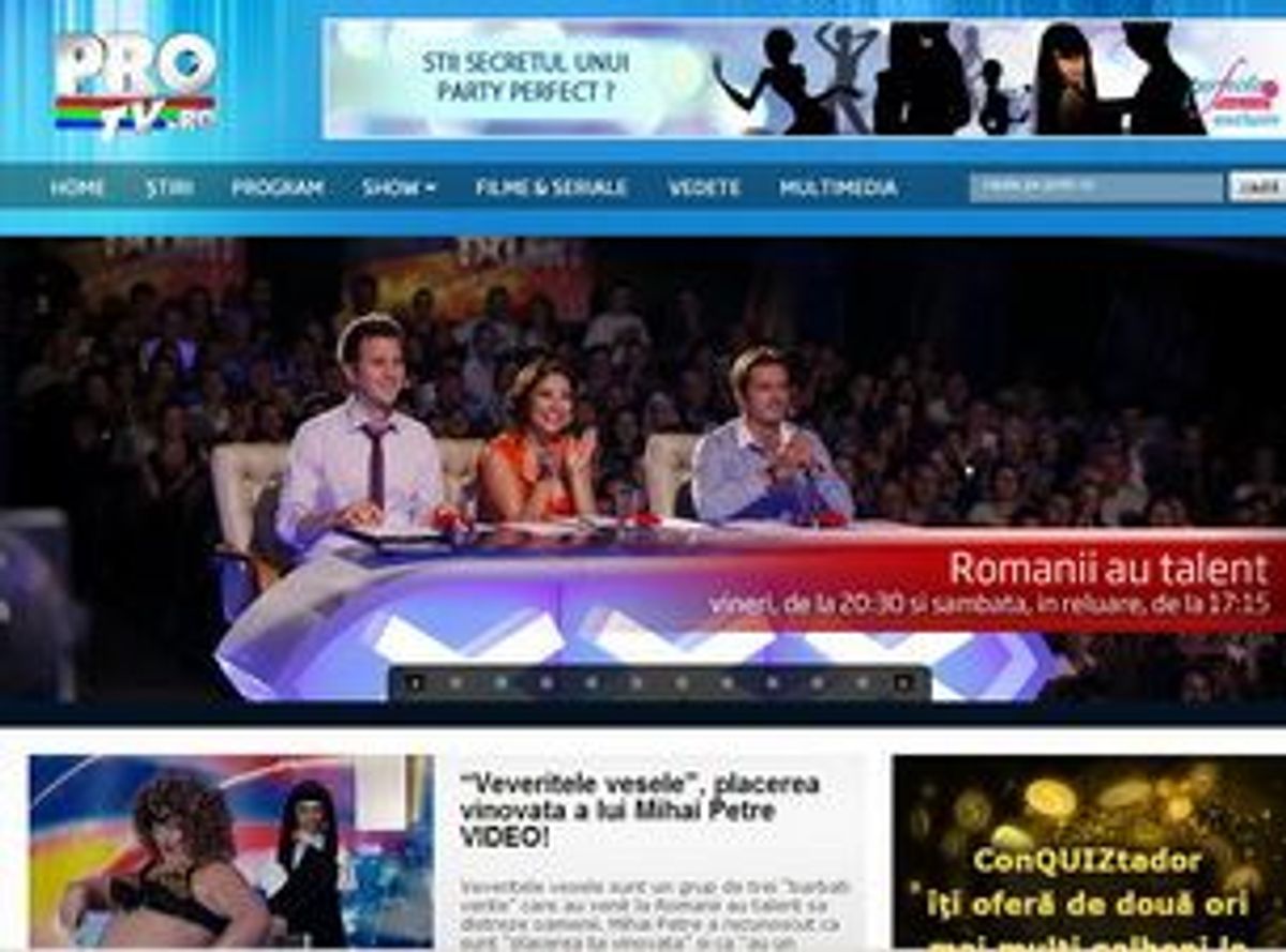 www.protv.ro, record de trafic! | PRO TV