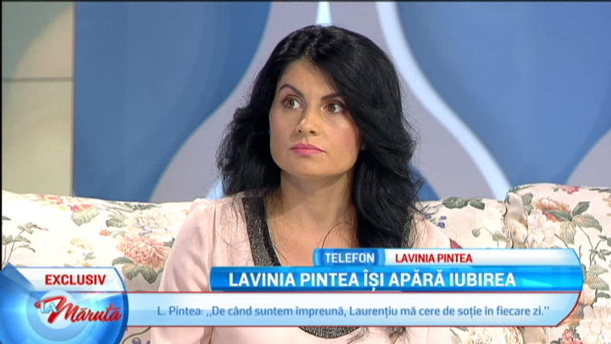 Lavinia Pintea: "Laurentiu ma cere de sotie in fiecare zi" | Scene si bonusuri din La Măruță ...