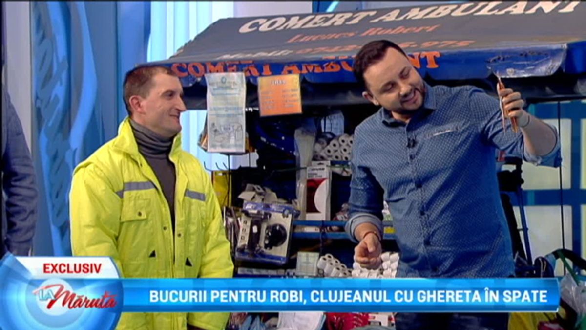 Bucurii pentru Robi, clujeanul cu ghereta in spate | Scene si bonusuri ...