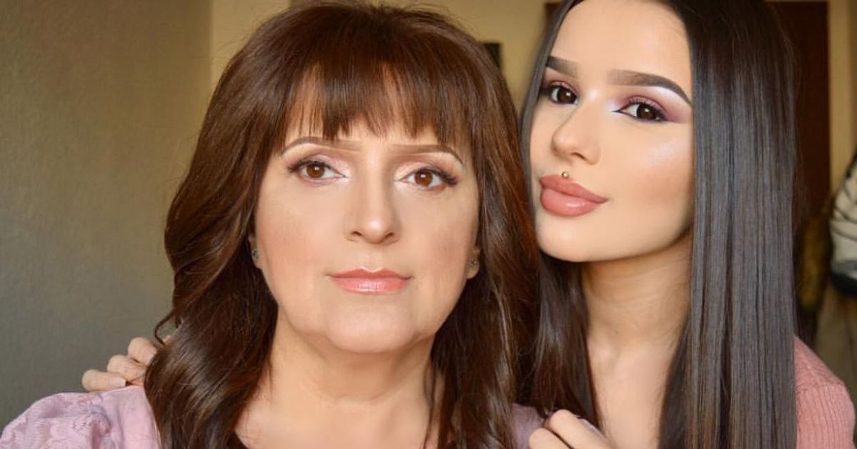 O tanara si-a transformat mama bolnava de cancer intr-o diva. Imaginile ...