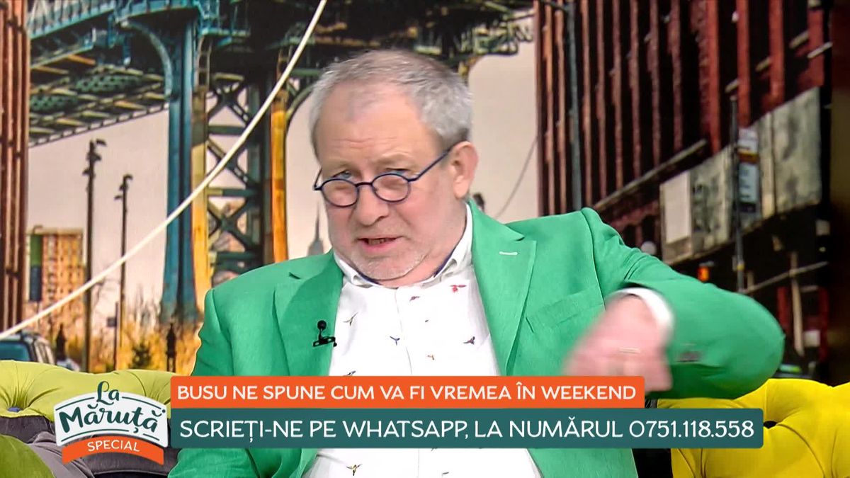 Busu ne spune cum va fi vremea în weekend | Scene si bonusuri din La ...