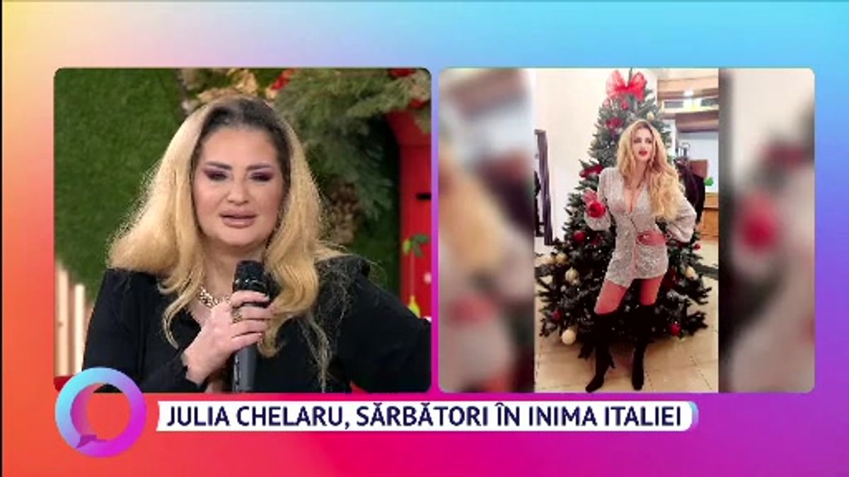 Julia Chelaru, sărbători în inima Italiei | Scene si bonusuri din ...