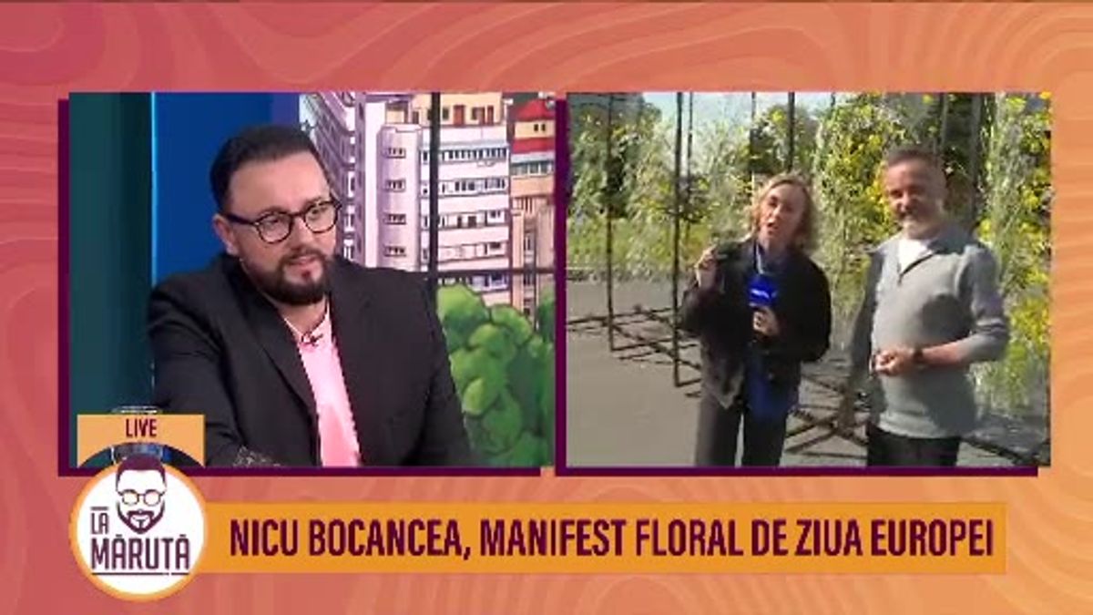 Nicu Bocancea, manifest florar de ziua europei | Scene si bonusuri din ...