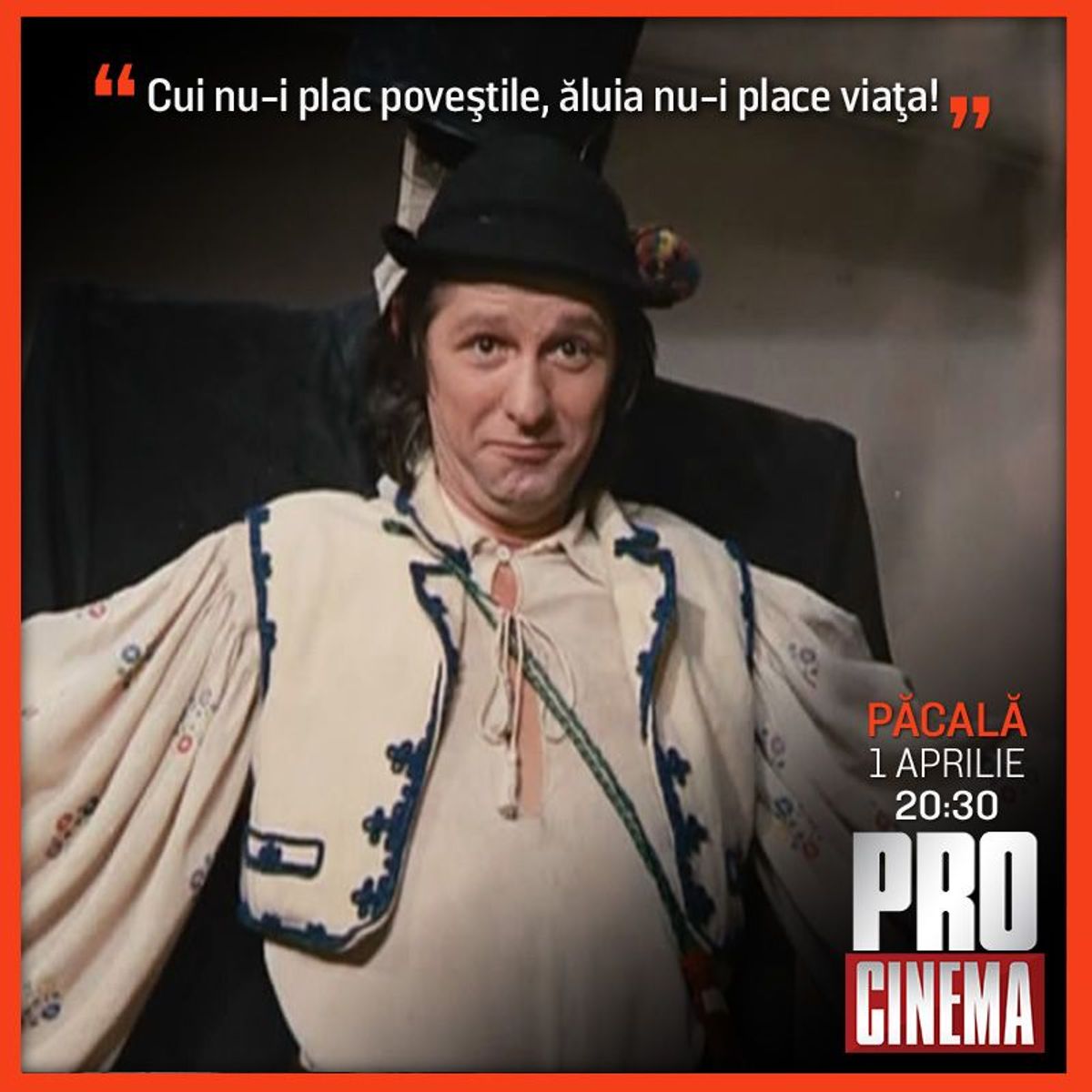Pe 1 Aprilie, la PRO CINEMA razi alaturi de Pacala, personaj emblematic ...